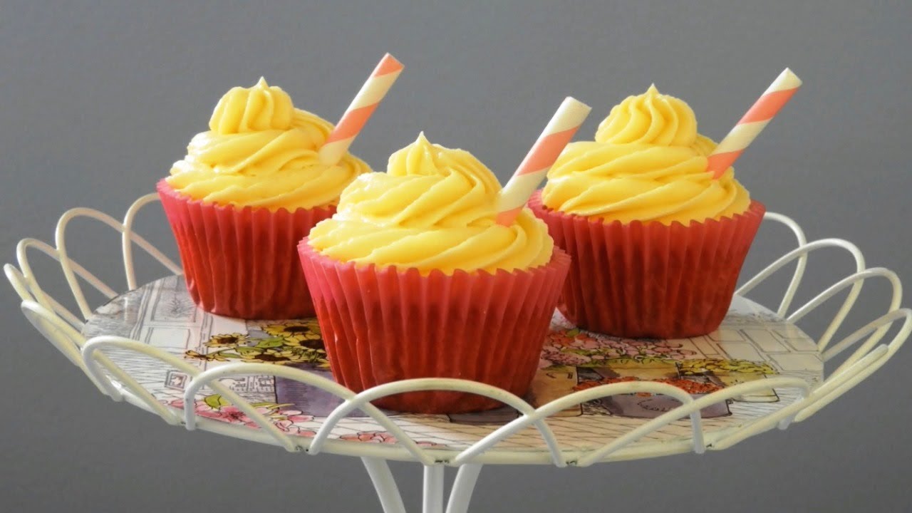 CUPCAKES DE LIMONADA ROSA | FELIZMENTE DULCE - YouTube