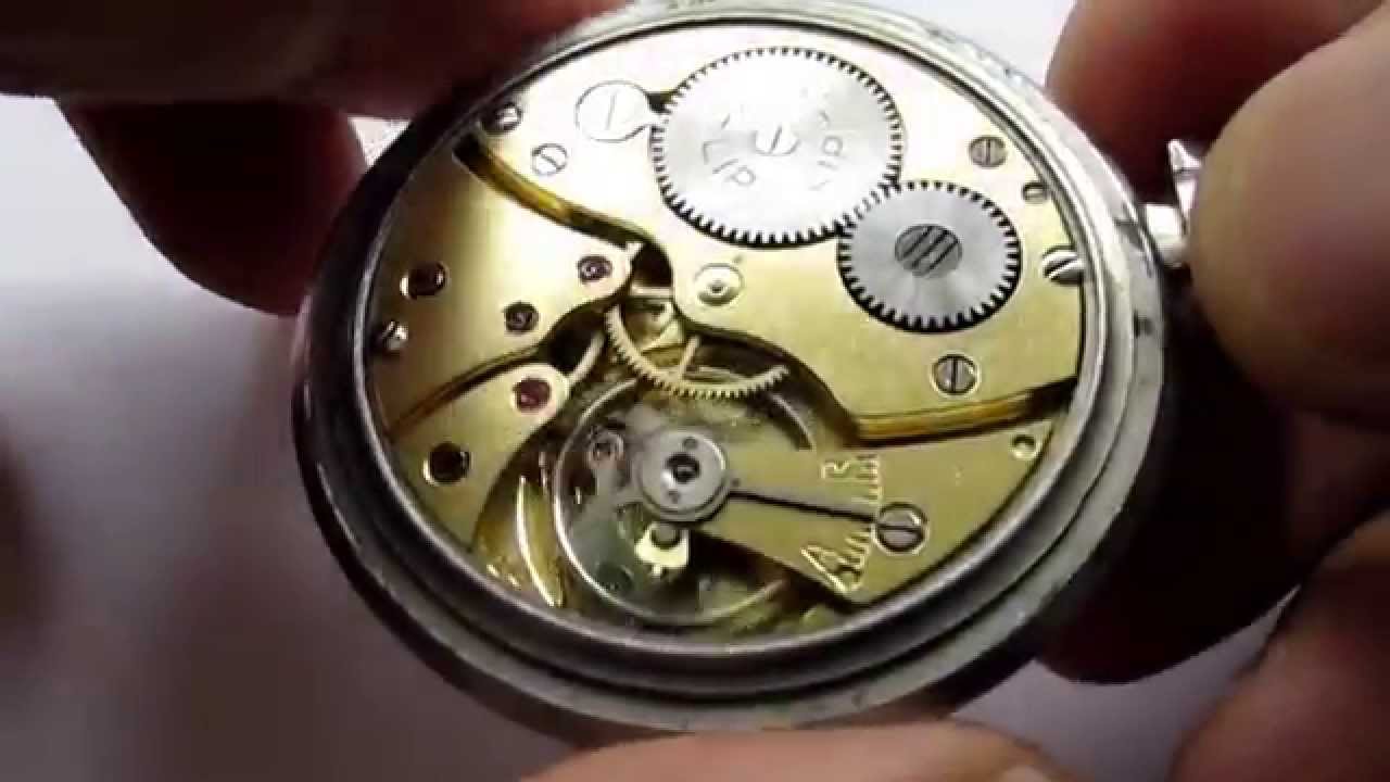 Lip Pocket Watch 1960s - YouTube