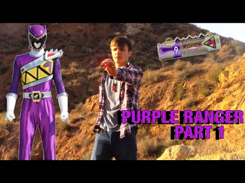 Power Rangers Dino Super Charge Purple Ranger Part 1 - YouTube