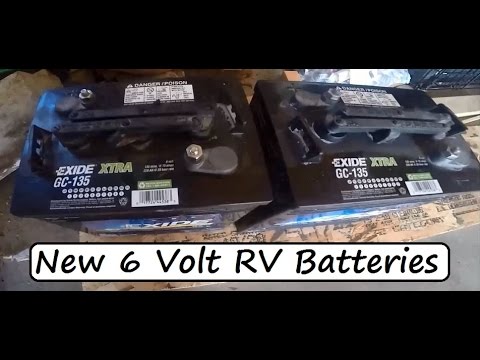 New 6 Volt RV Batteries - YouTube