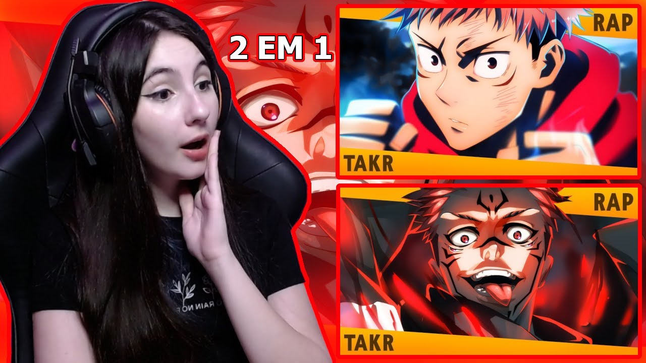 REACT Rap do Sukuna e Rap do Yuji Itadori (Jujutsu Kaisen) TAKERU - YouTube