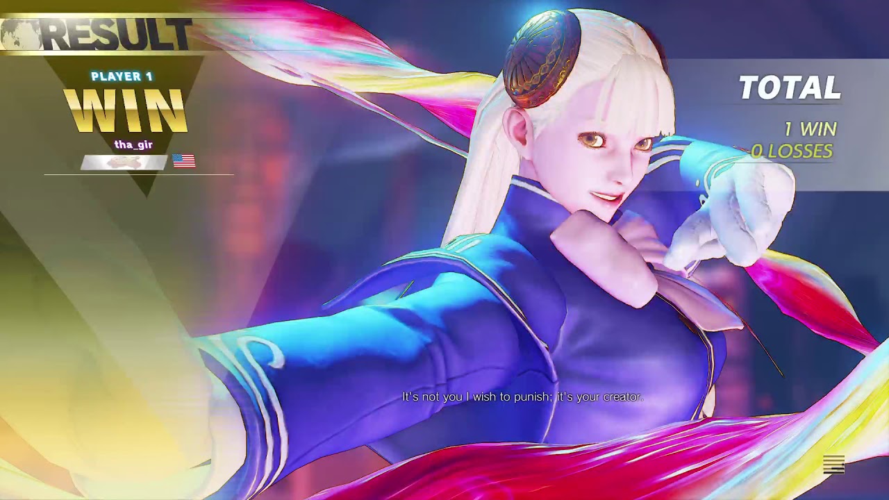 SFV CE Karin Ingrid Costume Vs Seth Online - YouTube