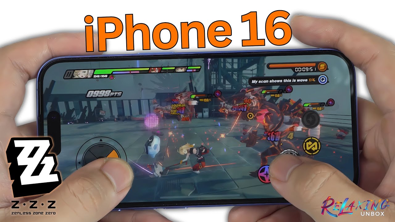 iPhone 16 Zenless Zone Zero Gaming review | FPS & Battery Drain test ...