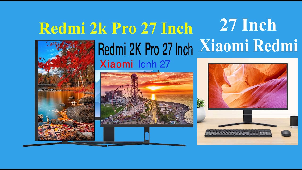 Redmi 2K Pro 27 Inch 2K QHD (2560x1440) IPS Black Gaming Monitor - YouTube