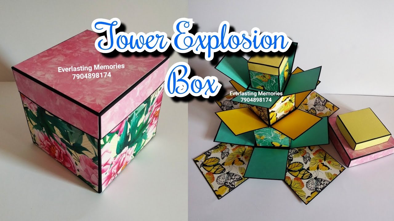 Tower Explosion Box for birthday gift for your loved once # ...