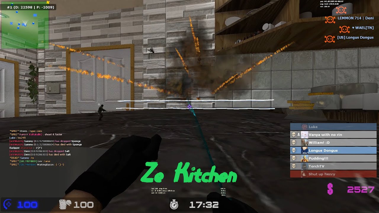 [ CS:S Zombie Escape ] Ze Kitchen Solo win - YouTube
