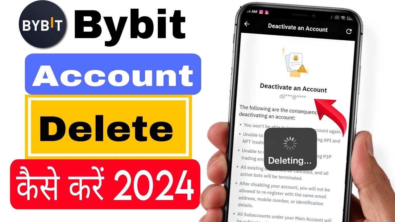 How To Delete Bybit Account Permanently 2024 | Bybit Account Delete Kaise Kare | Bybit Account ...