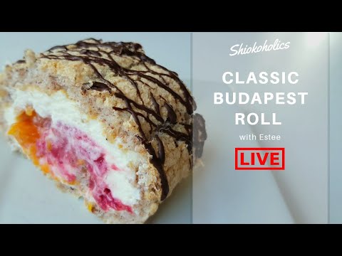 Budapest Roll Recipe | Hazelnut Meringue - YouTube