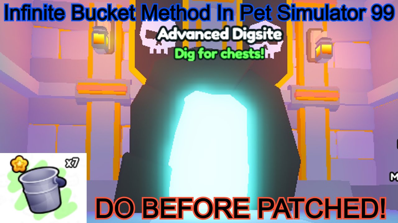 How to get infinite buckets in ps99 - YouTube