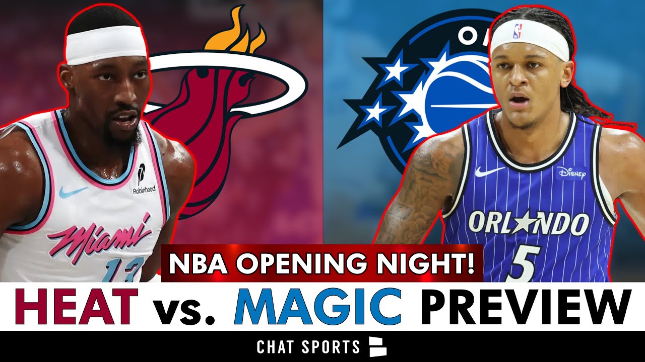 Miami Heat vs. Orlando Magic NBA Opening Night Preview: Injury Report ...