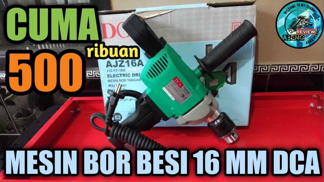 MESIN BOR DCA 16 MM - YouTube
