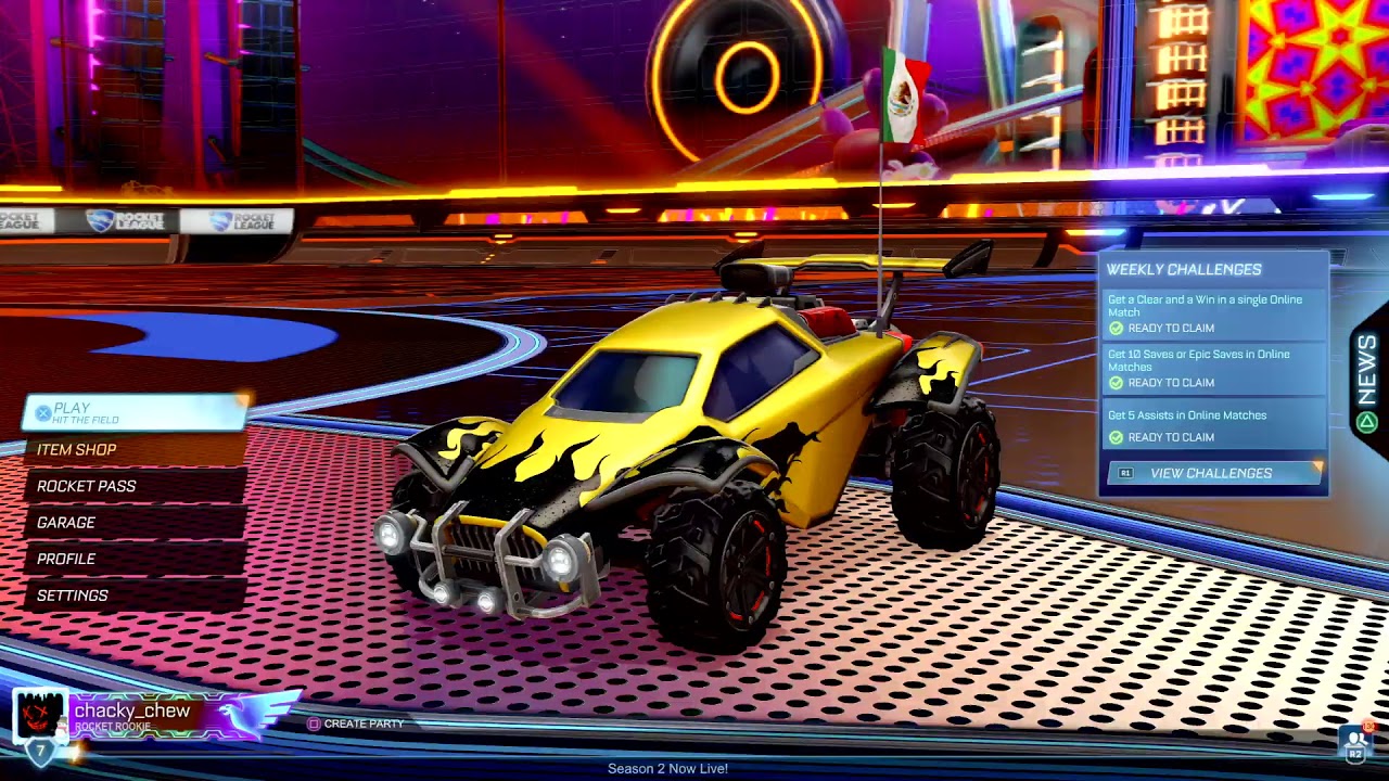 chacky_chew's Live playing rocket league - YouTube