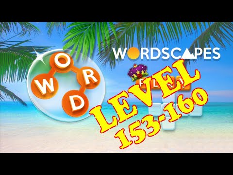 Wordscapes levels 153-160 - YouTube