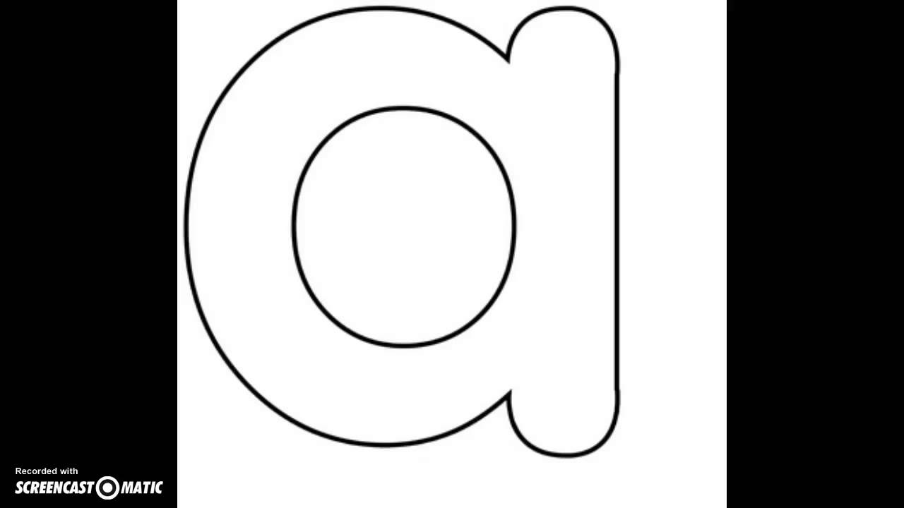 letter sound a - YouTube