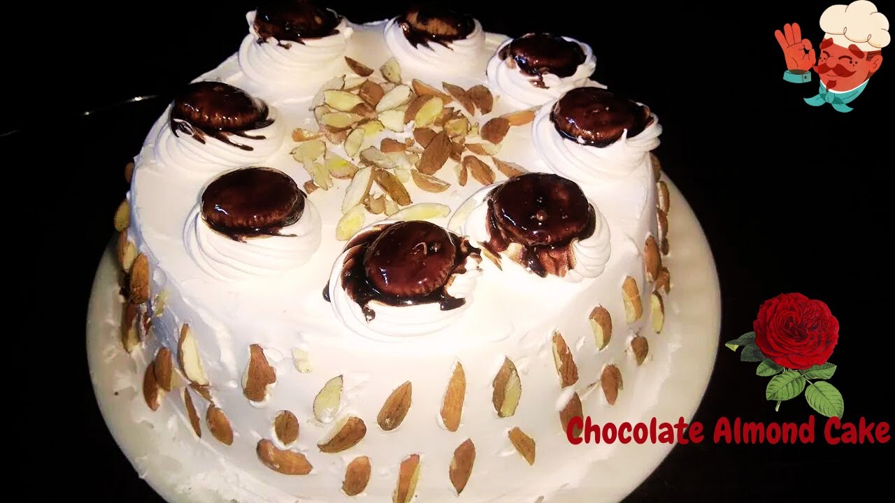 Chocolate Almond Cake | Cocomo Cake | No Egg| New Year Special Cake ...