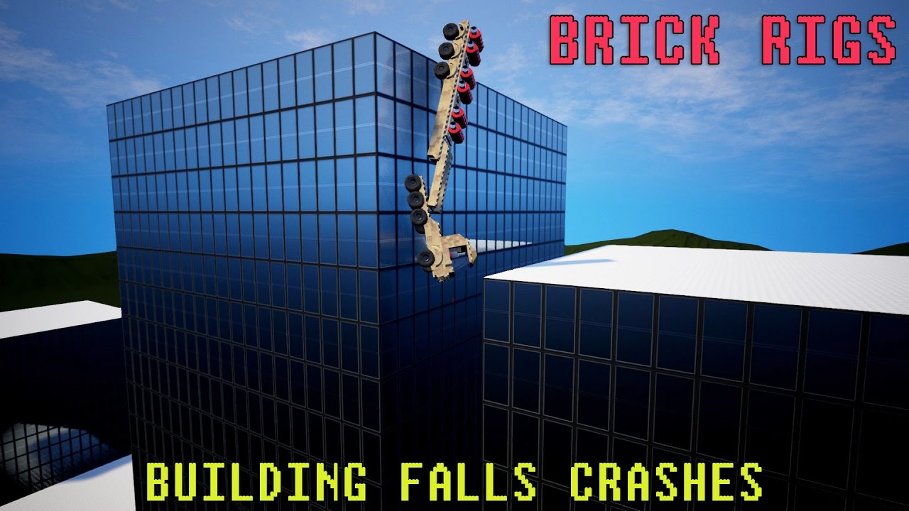 Building Lego Cars Falls Crashes | Brick Rigs - YouTube