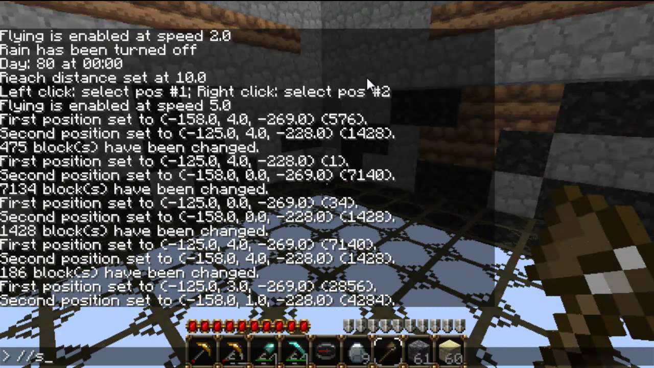 Minecraft: Digging HUGE Mineshaft! (Speed Dig) - YouTube