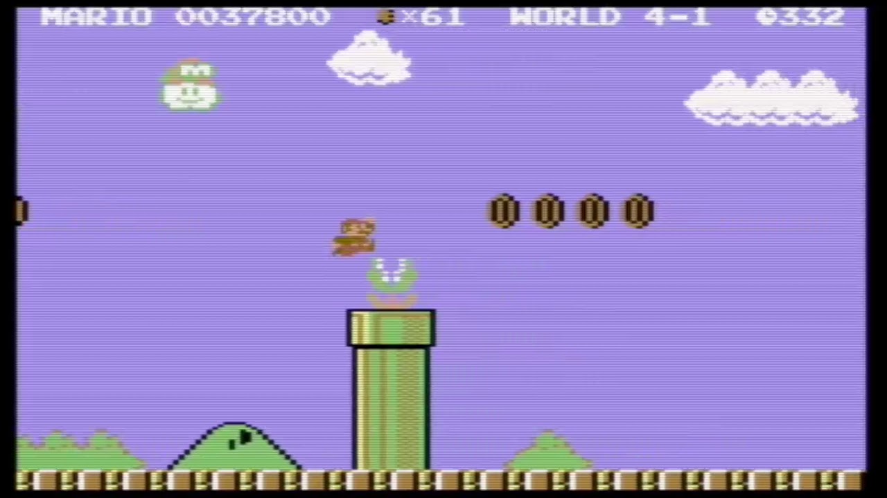 COMMODORE 64 C64 SUPER MARIO BROS 64 CRT EMULATION By ZeroPaige In 2019 ...