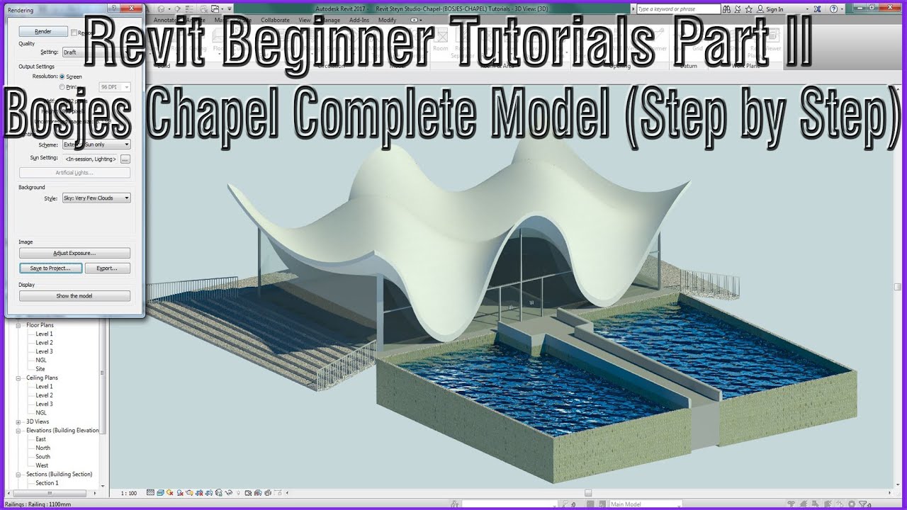 Revit Steyn Studio-Chapel-(BOSJES-CHAPEL) Tutorials Part ll - YouTube