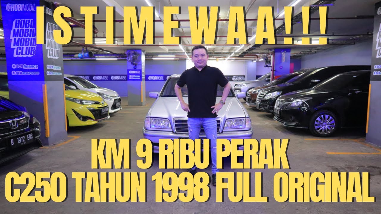 ISTIMEWAAAAA MERCY C250 1998 KM 9 RIBU‼️ DALEMNYA MASI BAU DEALER BRO‼️ ...