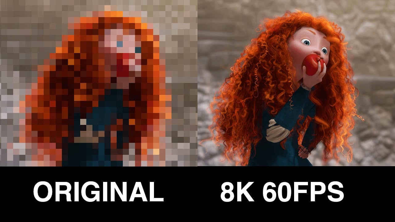 Brave (2012) in 8K 60FPS (Upscaled by Artifical Intelligence) - YouTube