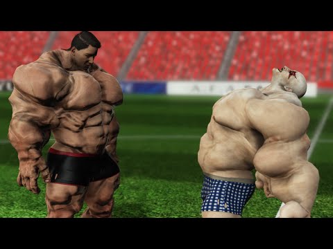 Nerd vs Joker stadium fight (Nerd Muscle Growth)