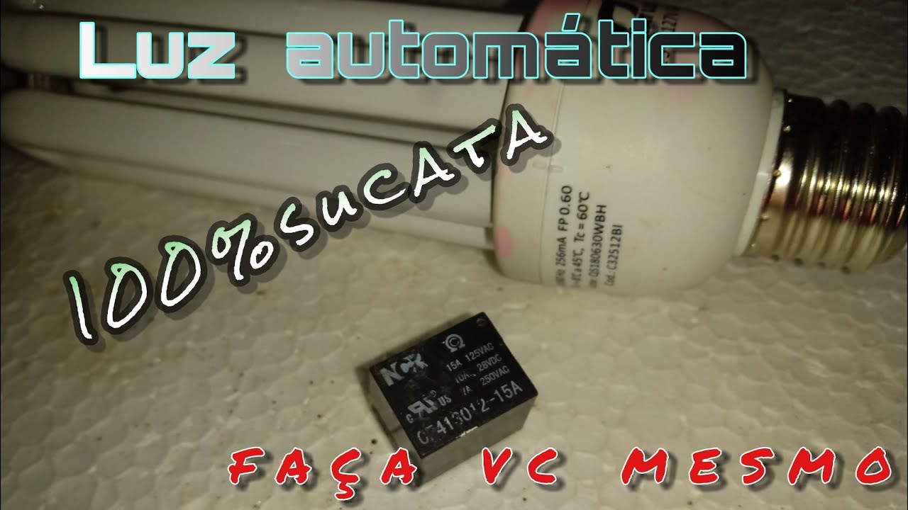 Luz automática com ldr .Super fácil.100%reciclado - YouTube