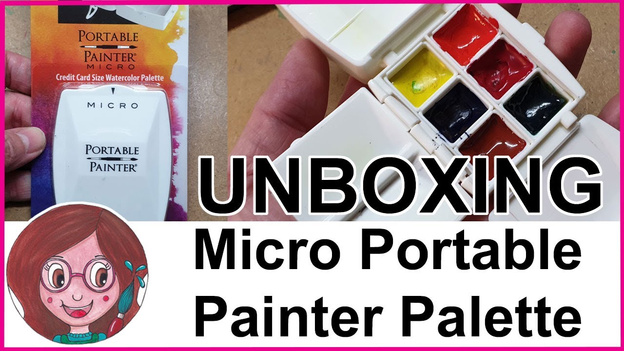 MICRO PORTABLE PAINTER Palette | Unboxing - YouTube