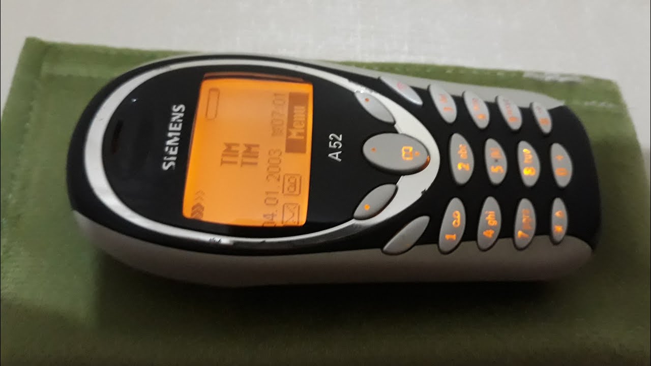 Review Siemens A52 Clássico Siemens a52 - YouTube