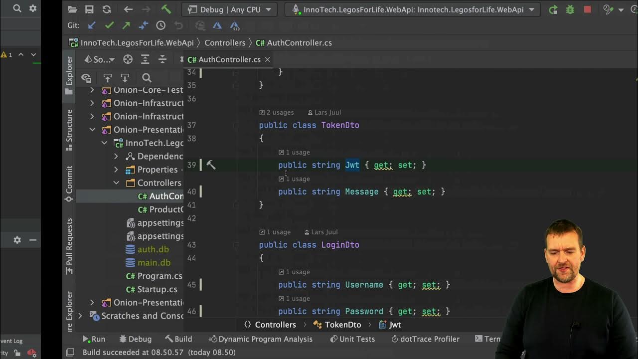 Distributed Programming Fullstack 2021 | S3P23 | Angular Security | AuthService and Auth Dtos ...
