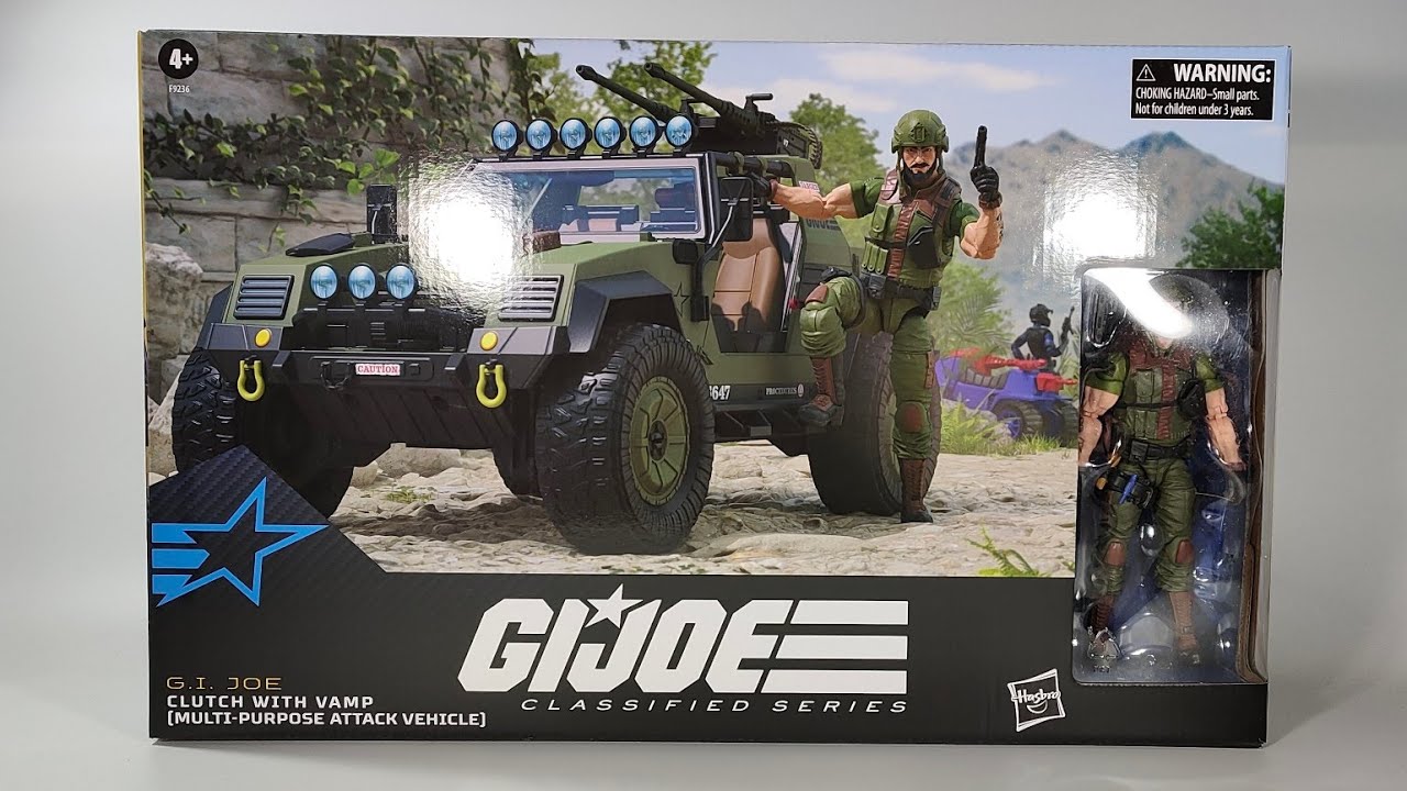 Unboxing G.I. Joe Classified Series Clutch with VAMP (Multi-Purpose ...