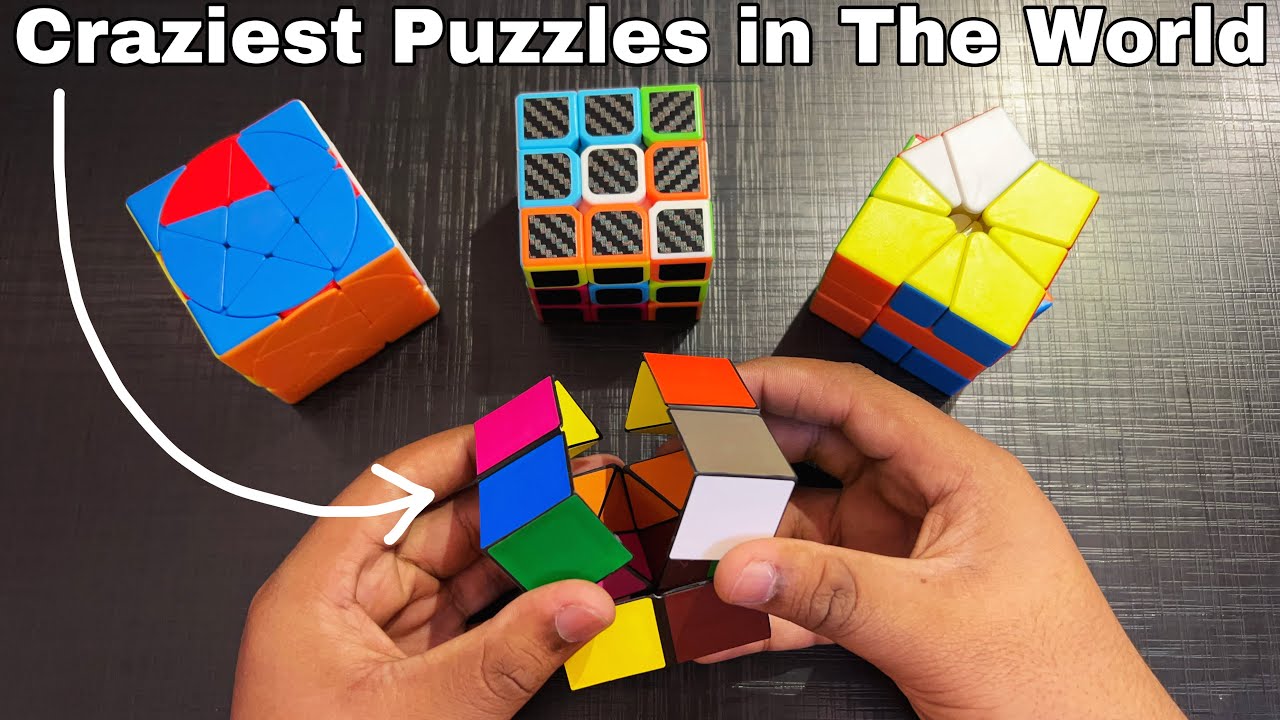 4 Crazy Puzzles Unboxing : - YouTube