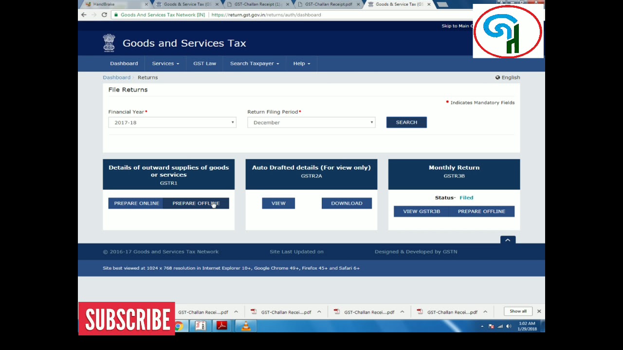 Gstr1 4 How To Create And Upload Json File From Tally Erp 9 To Gst