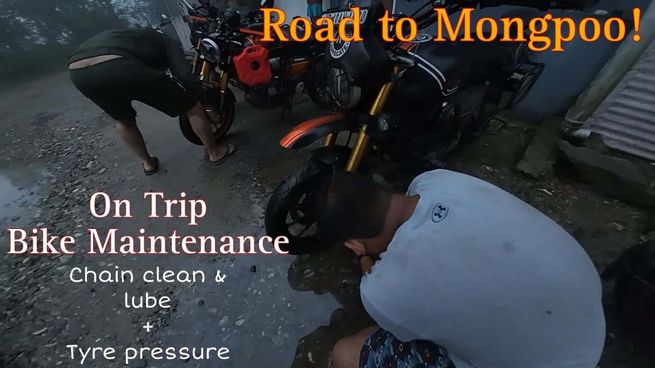 Ride to mongpoo with Seven Tvs Ronins || Pre ride basic maintenance in the mountains || - YouTube
