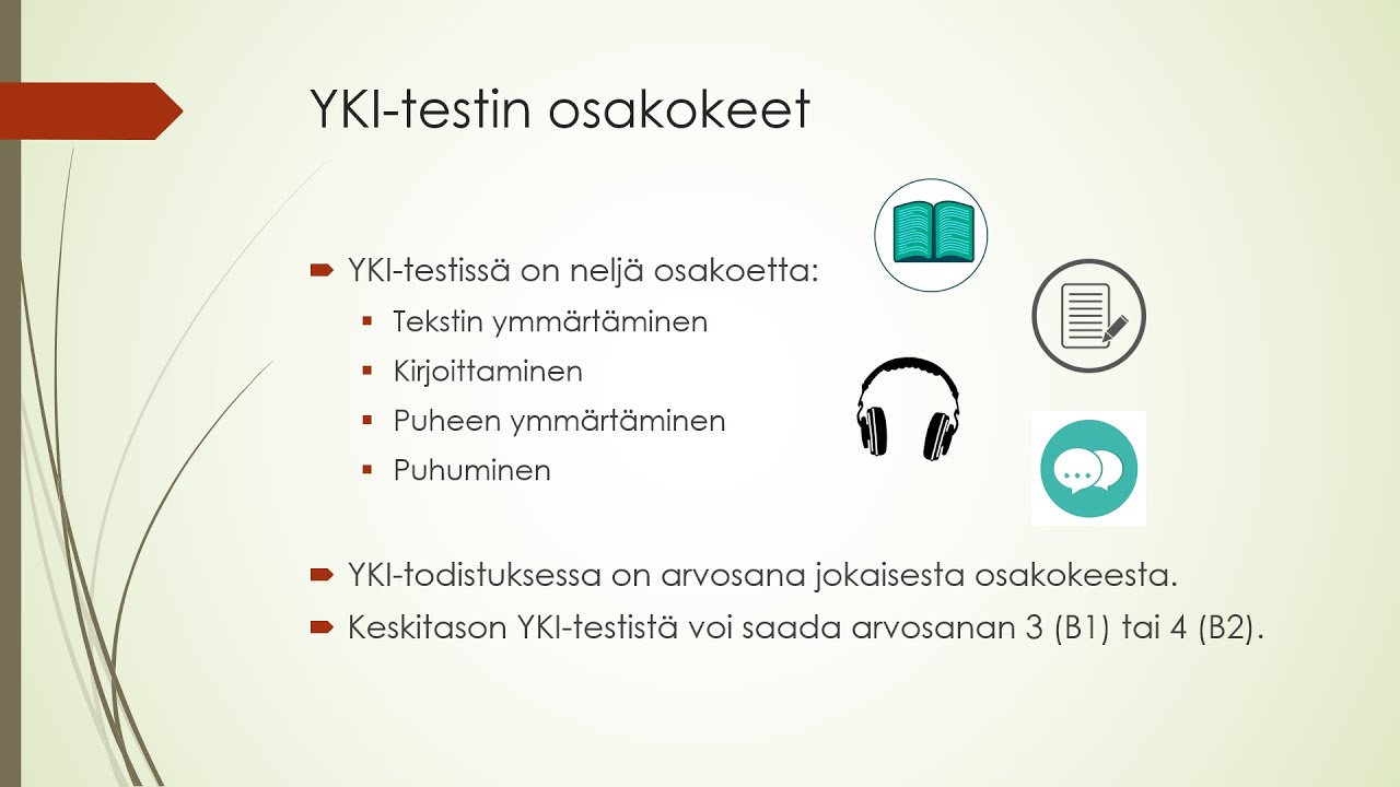 Mikä on YKI-testi? - YouTube