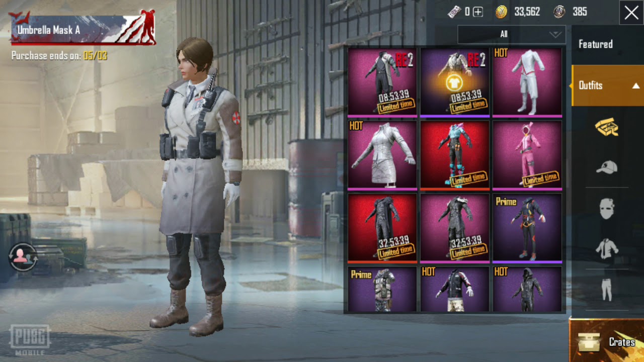 umbrella costume b. pubg mobile clothes - YouTube