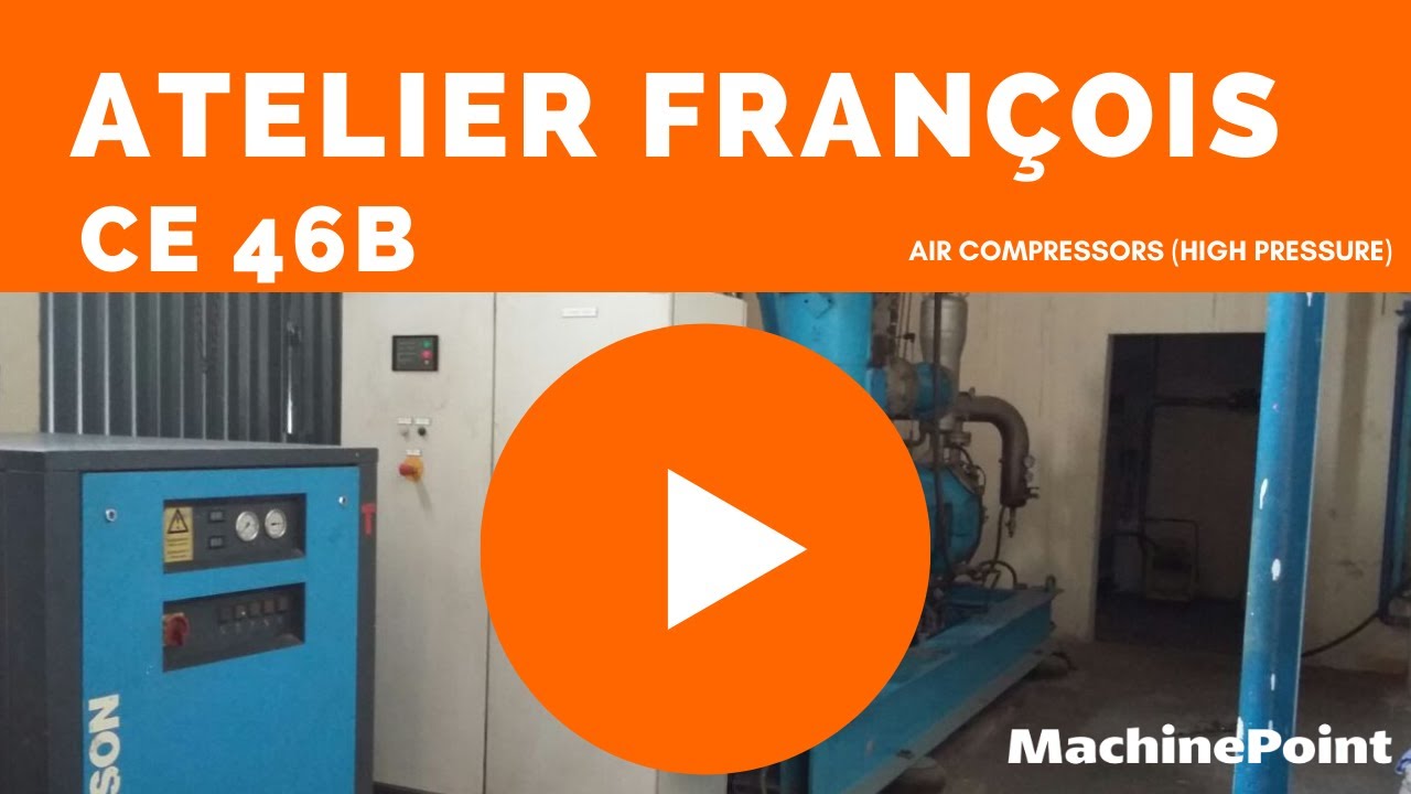 ATELIER FRANÇOIS CE 46B Air Compressors (High Pressure) | ATELIER ...