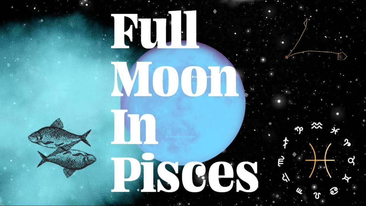The Full Harvest Moon in Pisces Vibes September 10th, 2022☄️⭐ - YouTube