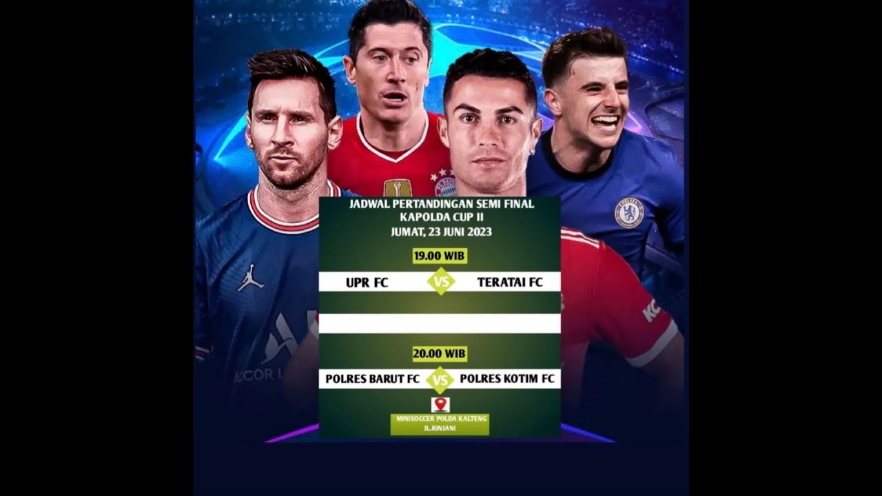 SEMIFINAL KAPOLDA CUP | KALTENG 2023 | UPR FC VS TERATAI FC & RES BARUT ...