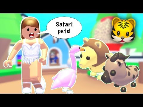 CAN I WIN ALL THE SAFARI PETS? Adopt Me Update