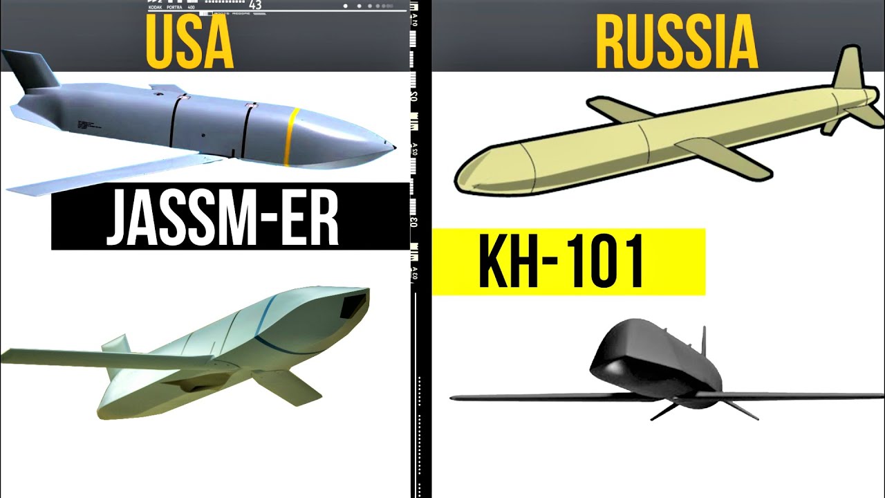 USA JASSM-ER vs Russia KH-101 : Which Air-Launched Stealth Cruise ...