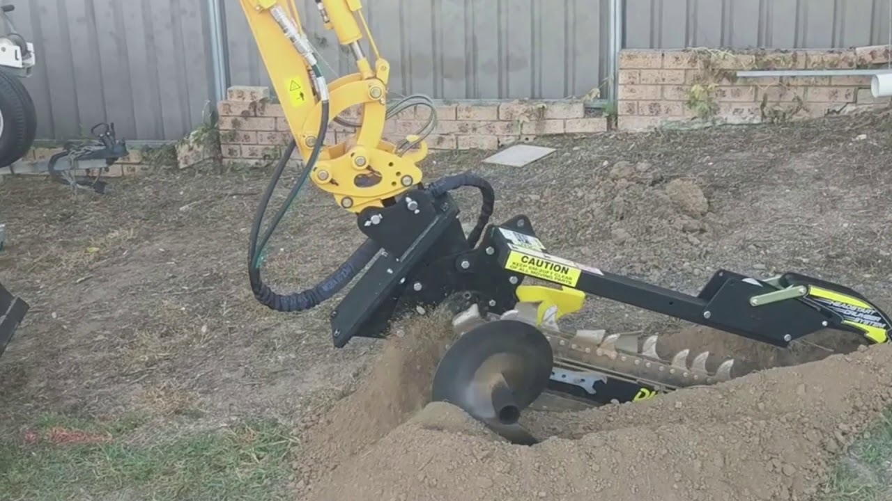Mini Trencher with Extra Drive for Small Machines | Digga Australia ...