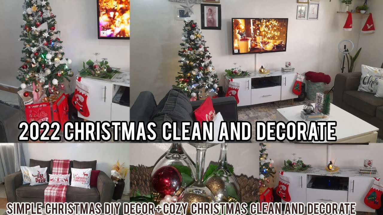 2022 CHRISTMAS CLEAN AND DECORATE::SIMPLE CHRISTMAS DIY DECOR+CHRISTMAS ...