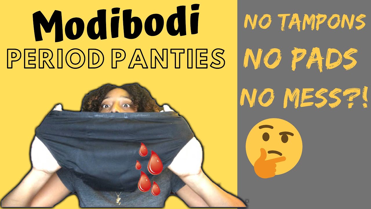 MODIBODI PERIOD PANTIES HONEST REVIEW *WARNING REAL BLOOD* | REAL TRY ...