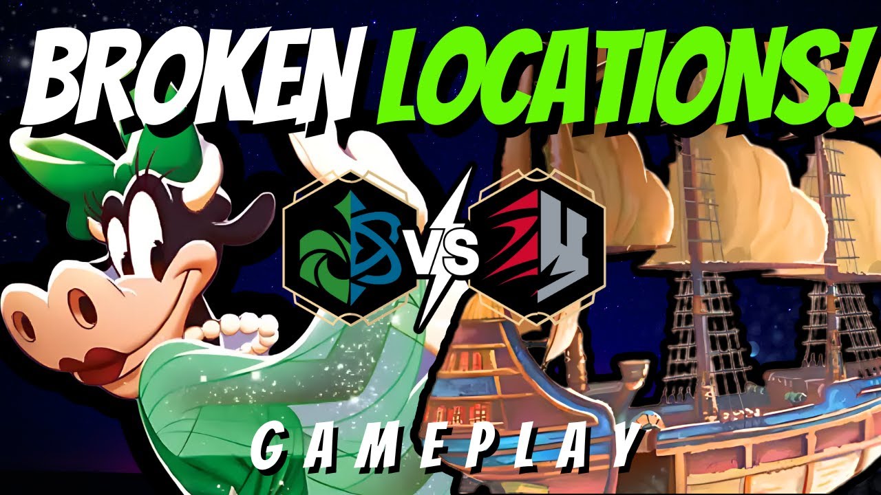LOCATIONS DESTROY THIS META! | Emerald Sapphire vs Ruby Steel | Lorcana | Gameplay - YouTube