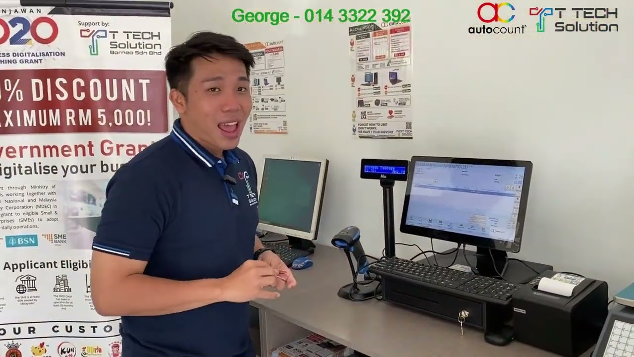 Attention to FRESHMART & SUPERMARKET owners, we have superb system for you! AutoCount POS System ...