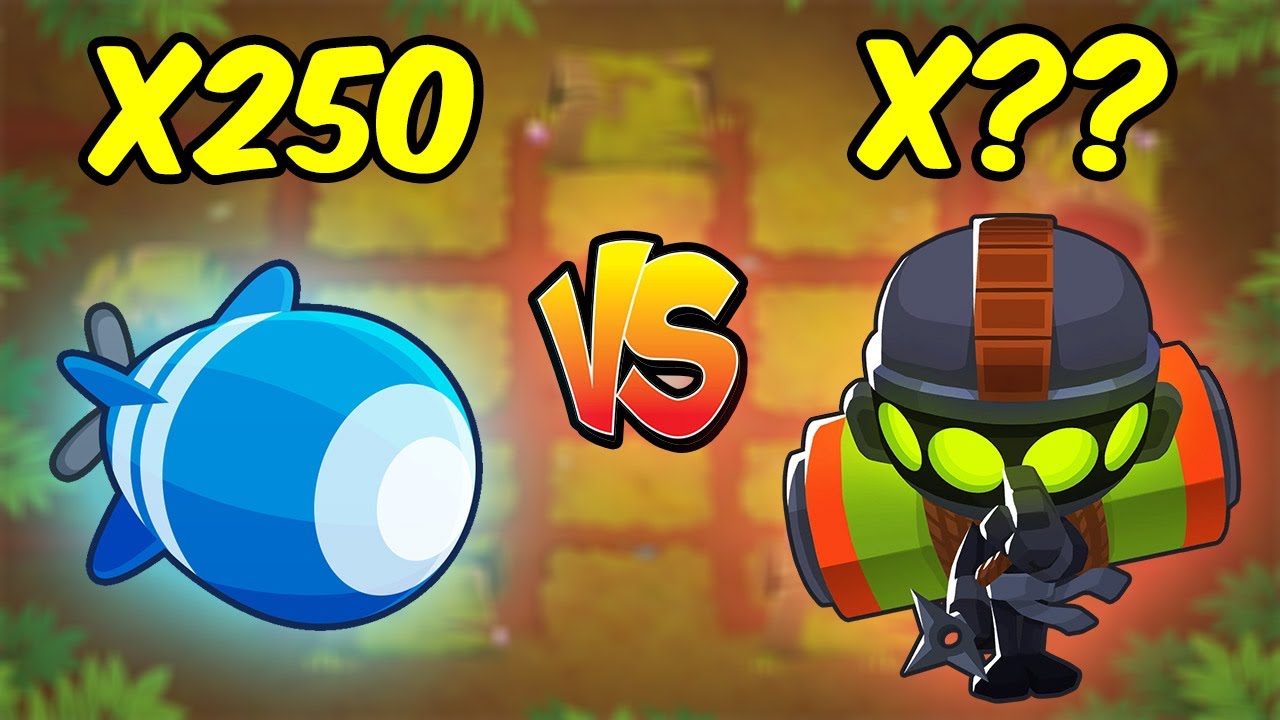 How Many "2-4-0" Bloon Sabotage Ninja Monkey We Need To Destroy 250 M.O ...