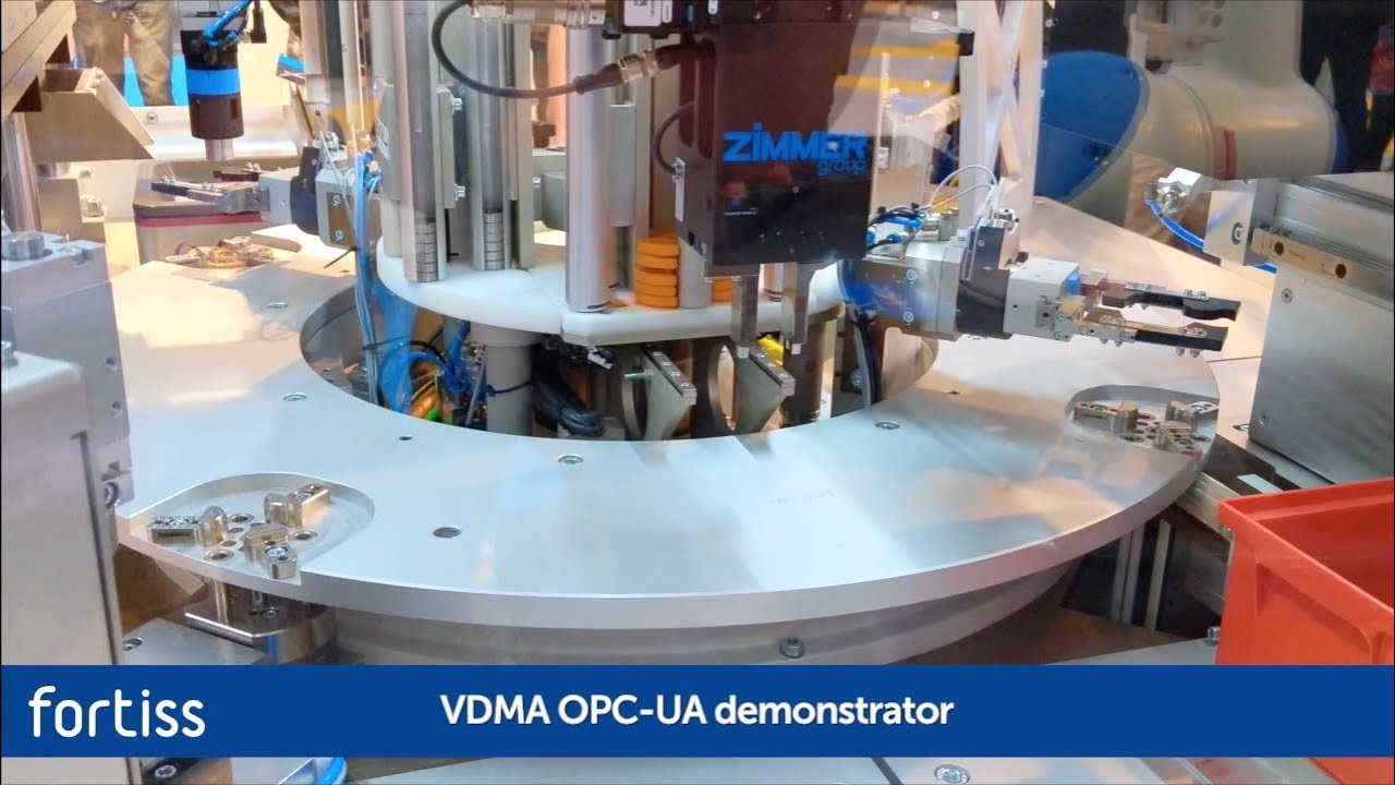 VDMA OPC UA Demonstrator - YouTube