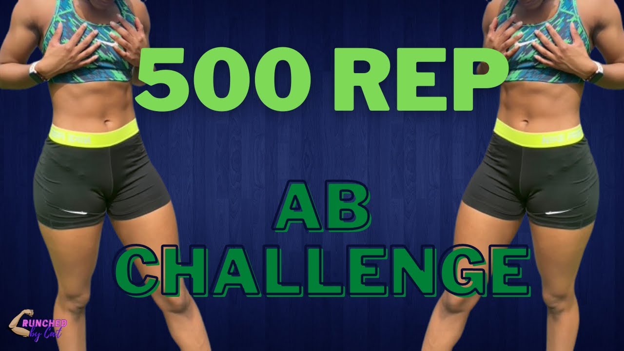 500 Rep Ab Challenge | Core Burnout | Workout For a 6 Pack | Get Rid of ...