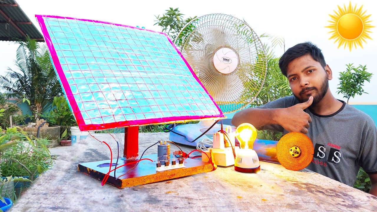 How To Make powerful Solar Panel With Foil Paper - Solar Panel Very ...